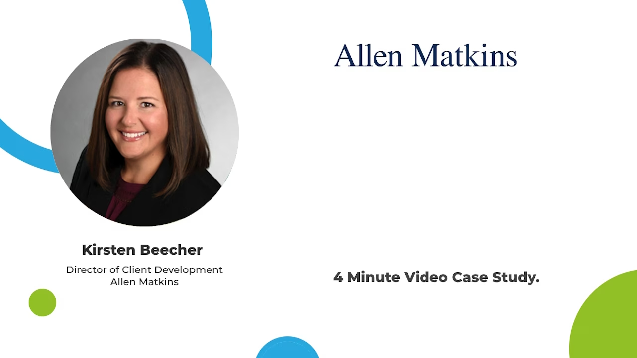 Case Study – Allen Matkins | Client Sense